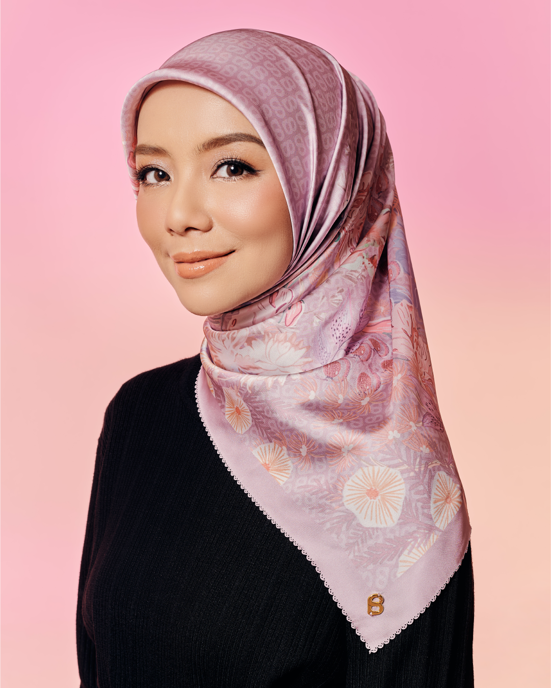 The Gardenia Square - Lavender - Mira Filzah