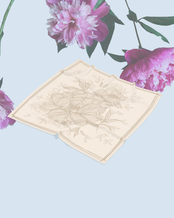 Peony Square - Cream - Mira Filzah