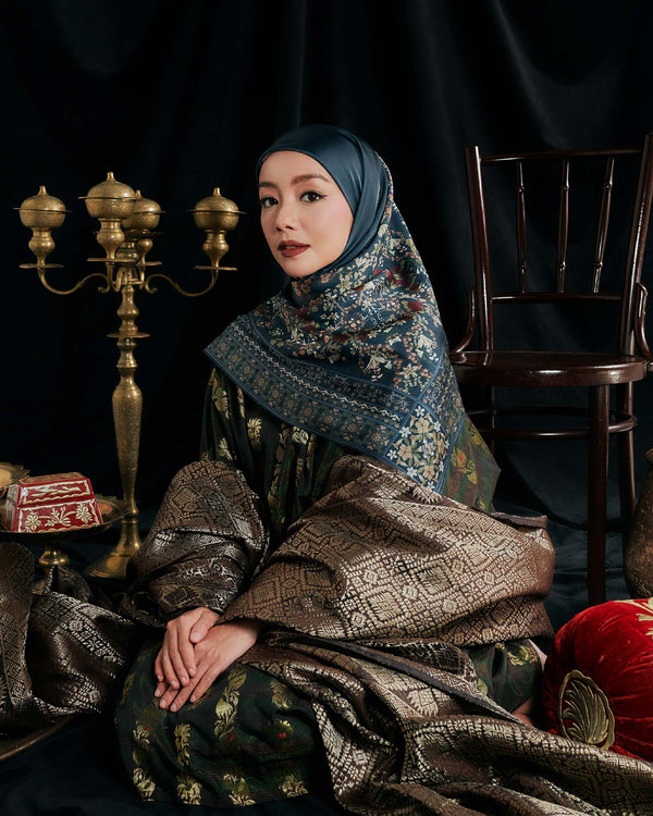 Tekat Square - Dark Navy - Mira Filzah